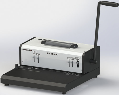 China Coil Spiral Binder Machine Automatic / Spiral O Wire Binding Machine supplier