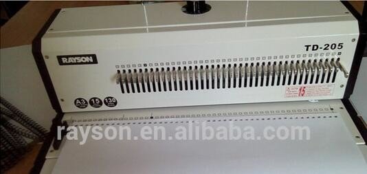 China Square Hole A3 Size Steel Wire Binding Machine Binding 430 mm 50 Holes supplier