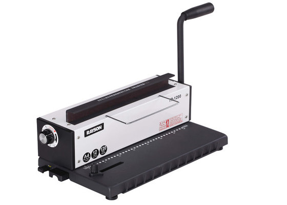 A4 Size Automatic Wire Binding Machine Rayson TD-1200R Manual Wire Bending Machine supplier
