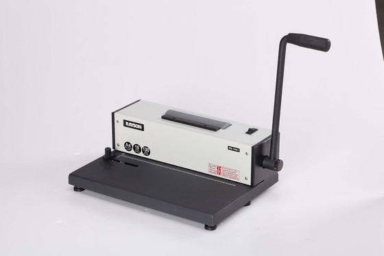 4/1 Pitch Electric Spiral Binding Machine Steel Construction For School supplier