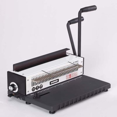 Square Hole 3:1 Double Wire Binding Machines Coil Binding Rayson TD-1500B34 supplier