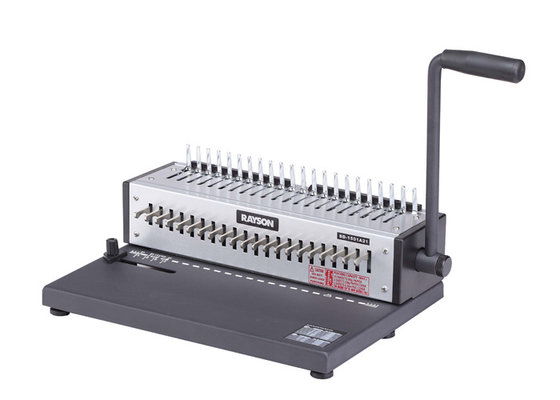 Document Comb Binder Machine 15 Sheets Separate Punch With 21 Pins supplier