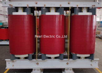Red 160 KVA Dry Type Transformer Low Partial Discharge IEC60076 Standard