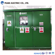 Green color substation transformer with compact size