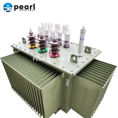 Custom Made Oil Immersed Transformer With Windings Thermometer Silicon Lamination Core