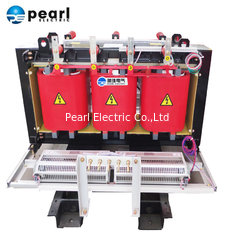 Amorphous Cast Resin Transformer With Cooling Fans , Transformer Dry Type