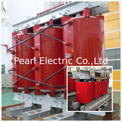 New Energy Fireproof Low Noise Transformer Dry 20 KV - 200 KVA Step Up