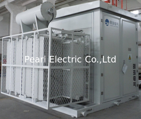 35 KV - Class Pad Mounted Transformer , Dyn11 ONAN / ONAF Oil Type Transformer