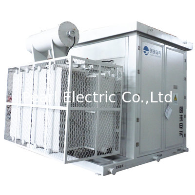 Dual Voltage Pad Mounted Transformer , Low Noise Oil Natural Cooling Transformer