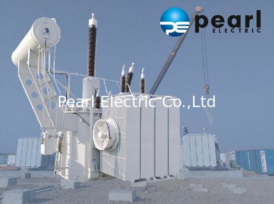 132kV Power Distribution Transformer With Steel Plate , Aluminum Alloy Enclosure
