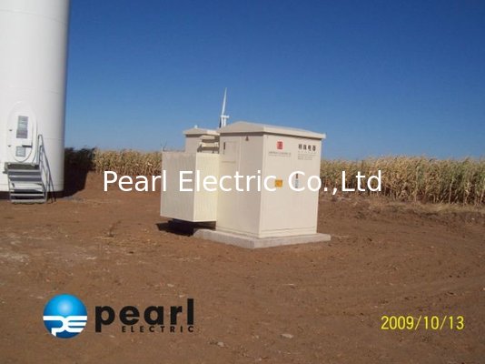 Low Temperature-Rise Pad Mounted Transformer ONAN / ONAF For Wind Power System