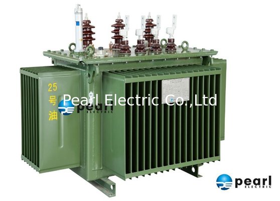 Pole mounted ONAN / Oil Immersed Distribution Transformer / Auxiliary Transformer