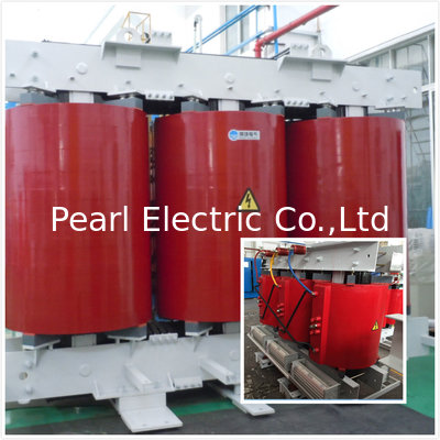 Low Rated 32 KVA Dry Type Transformer Epoxy Vacuum Cast With Skid - Type Underbase