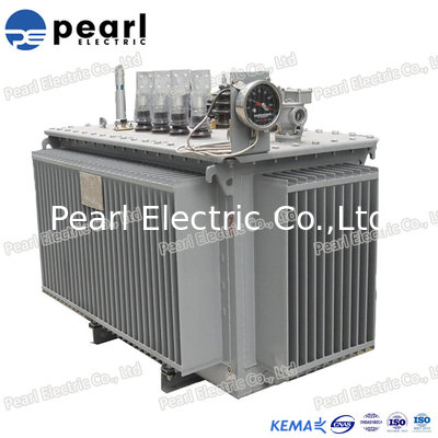 Low Noise Oil Immersed Distribution Transformer / OEM Oil Type Transformer