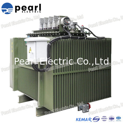 Low Noise Oil Immersed Distribution Transformer / OEM Oil Type Transformer