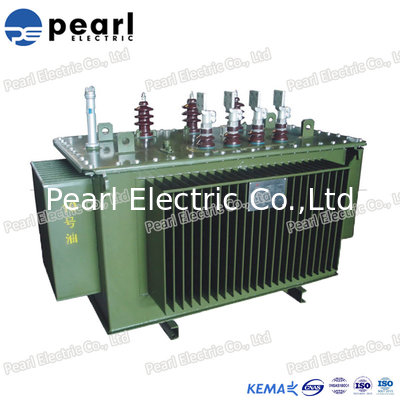 Low Noise Oil Immersed Distribution Transformer / OEM Oil Type Transformer