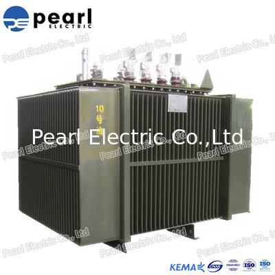 Low Noise Oil Immersed Distribution Transformer / OEM Oil Type Transformer