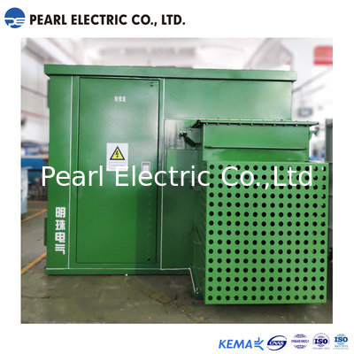 500kva 10 kv padmounted transformer in green color