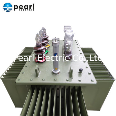 Custom Made Oil Immersed Transformer With Windings Thermometer Silicon Lamination Core