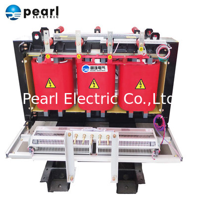 Amorphous Cast Resin Transformer With Cooling Fans , Transformer Dry Type