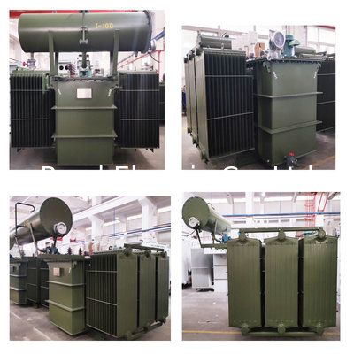4500kVA 10kV Oil Immersed Power Transformer / Oil Cooled Power Transformer