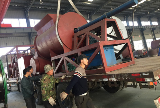 10T waste tyre to diesel oil machine delivered to Chile