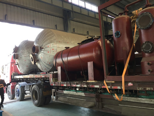 10T waste tyre to diesel oil machine delivered to Chile