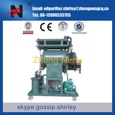 Single-Stage Vacuum Transformer Oil Purifier Oil Recycling Oil Filtration Plant ZY