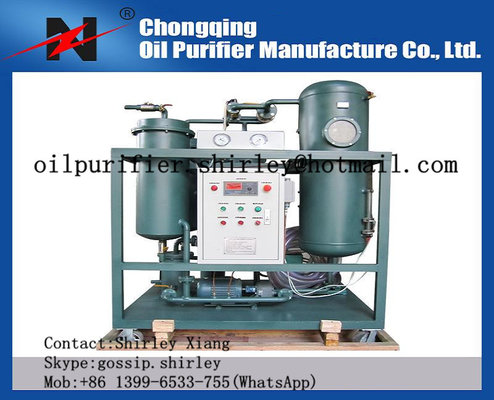 Turbine Oil Purifier Oil Recycling Plant Series TY for waste dirty tubine oil