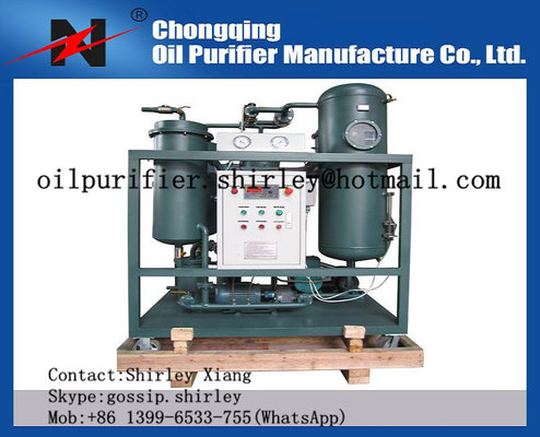 Turbine Oil Purifier Oil Recycling Plant Series TY for waste dirty tubine oil