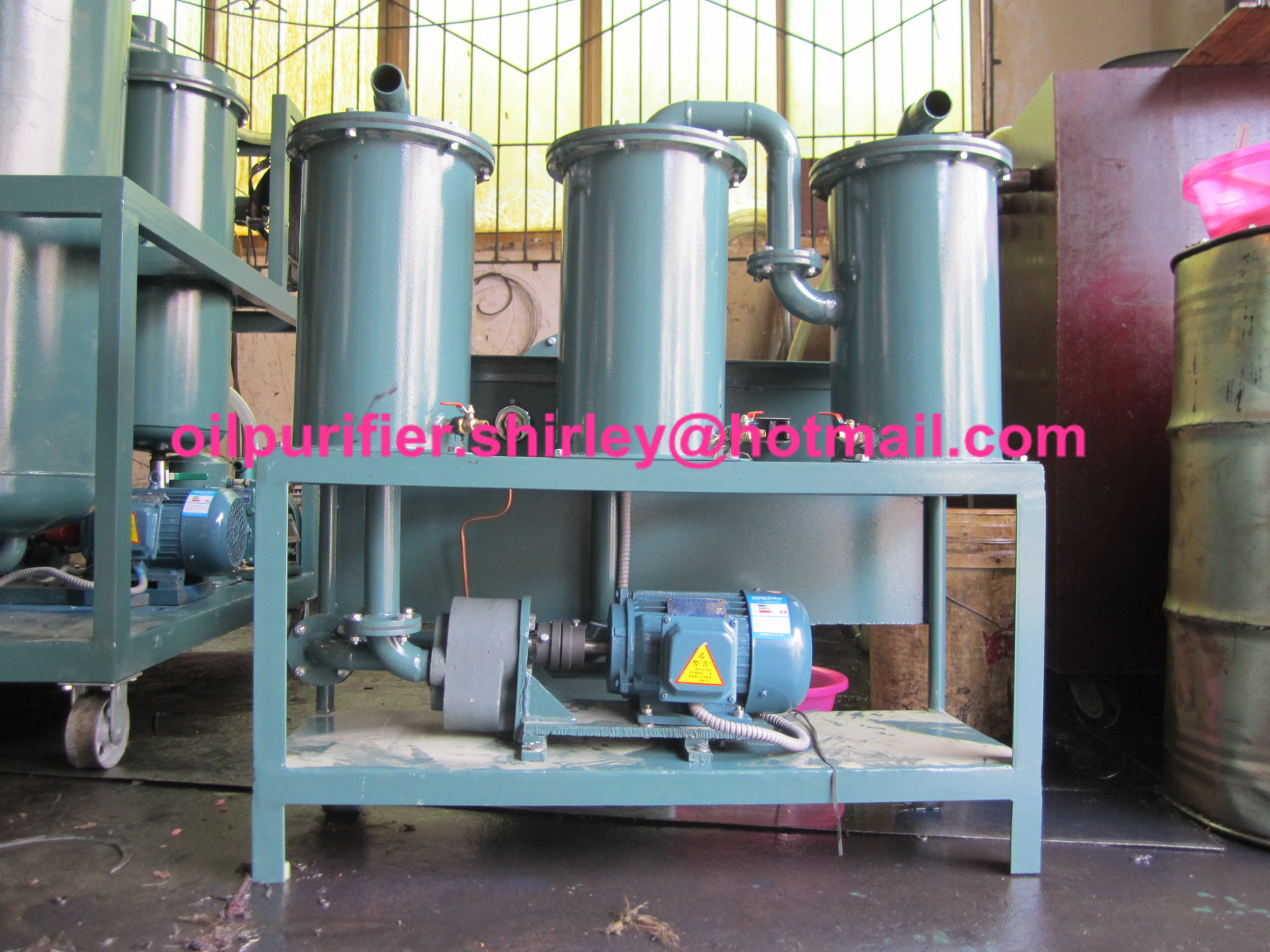 High Precision Portable Oil Purifier Three-Stage Filtration Machine