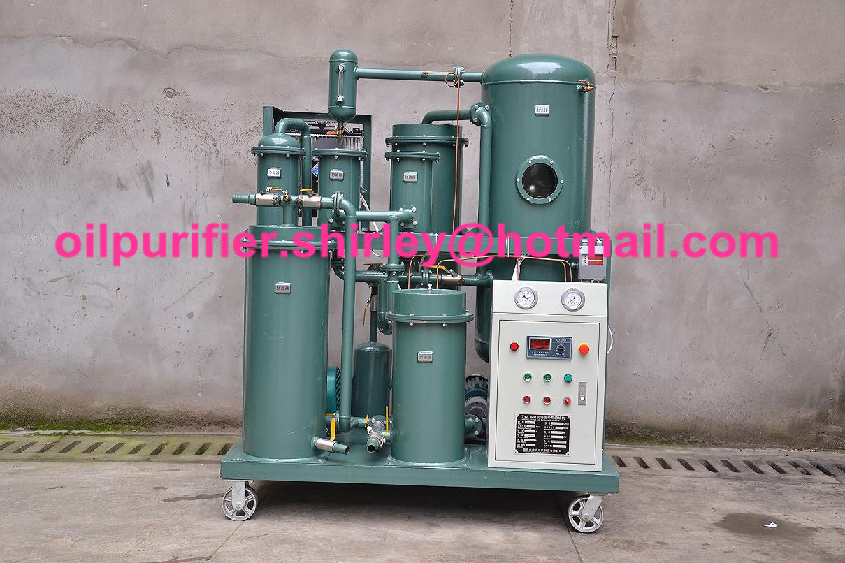 Vacuum Lube Oil Purifier Engine Oil Recycling Plant Hydraulic Oil Filtration TYA
