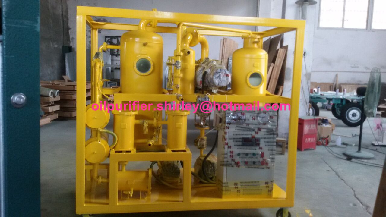 Model ZYD-I High Quality double-stage vacuum transformer oil purification oil regeneration machine