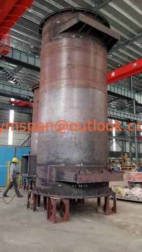 1600000Kcal/h YGL fixed-grate Vertical coal-fired organic heat carrier boiler