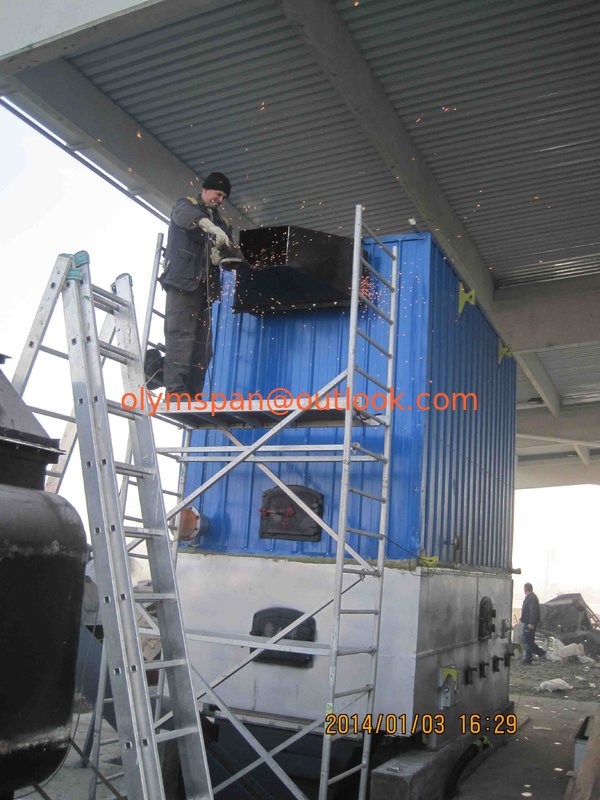 7000KW YLW-7000MA Chain-grate Horizontal Biomass-fired organic heat carrier boiler