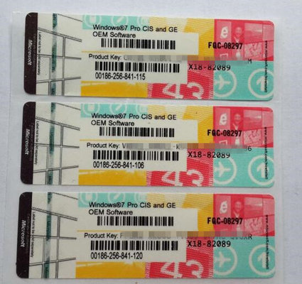 wholesale Windows 7 professional oem COA sticker X16 online key