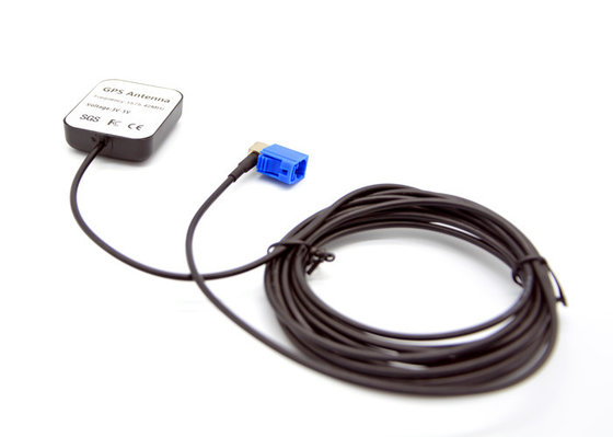 GPS Antenna RHCP Outdoor  Magnetic Base Black Car Active Fakra Connector