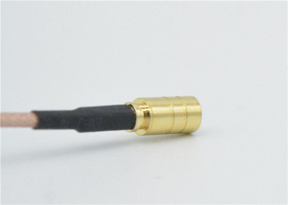 RF F Male SMB Female Connectors , 100mm Customizable Pigtail Cable Connector