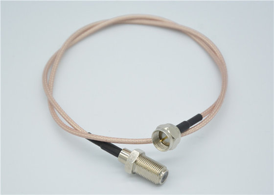 Network Analyzer RF Cable Antenna , Pigtail Extension Cord Nickel Surface