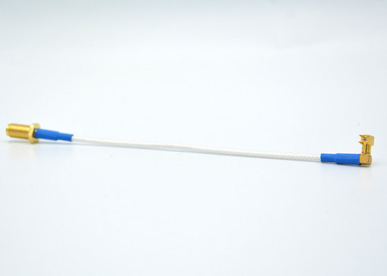 Gold Plated SMA to Right Angle PCB Mount Jack Connector RF Cable