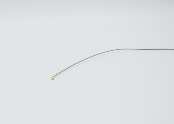 Nickel Plating RF Crimp Connectors 100mm Interface Ufl To Sma Female Right