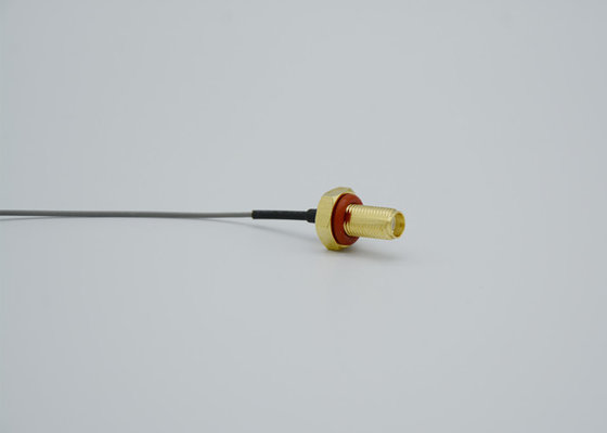 Durable RF Cable Coaxial 1.13mm Assembly With SMA RP Female 50Ω Impedance