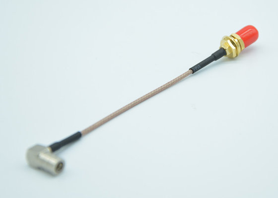Communication RF Cable Connector , Wifi Pigtail Cable SMA Female To SMB Male