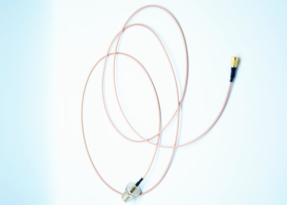 RF W SMA Antenna Cable Assembly Extension Male Head Of Rubber Pink