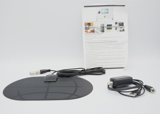 Digital HDTV Interior Antenna 4K 50 Mile World Map 3.0M Coaxial Cable