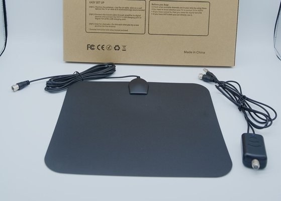 Indoor TV Antenna , HDTV Antenna Amplifier With 4M Cable Compatible 1080p