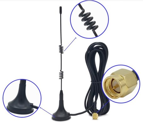 5DBI 915MHz Antenna Gsm External RF Whip SMA Male Connector 2 VSWR