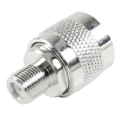 Lightweight RF Connector Antenna Use , TNC Male Pin Female Jack Adapter