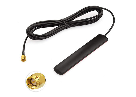 SMA Male Plug 3G GSM Antenna , GPRS GSM Patch Antenna 900/1800MHz 3dbi Cable