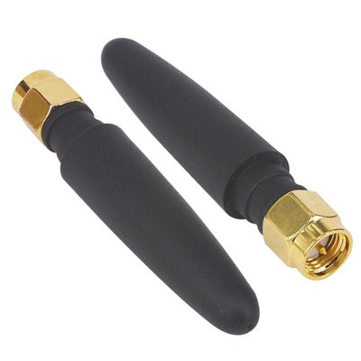 Straight Stubby 868Mhz Antenna Lorawan Outdoor SMA Connector Repeater Rubber Type
